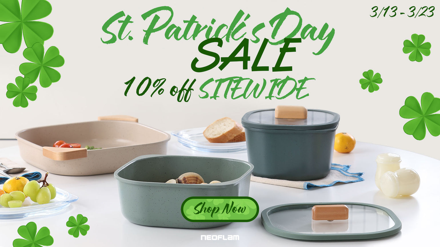 Neoflam - Healthy Ceramic Cookware, Cutting Boards, Food Storage